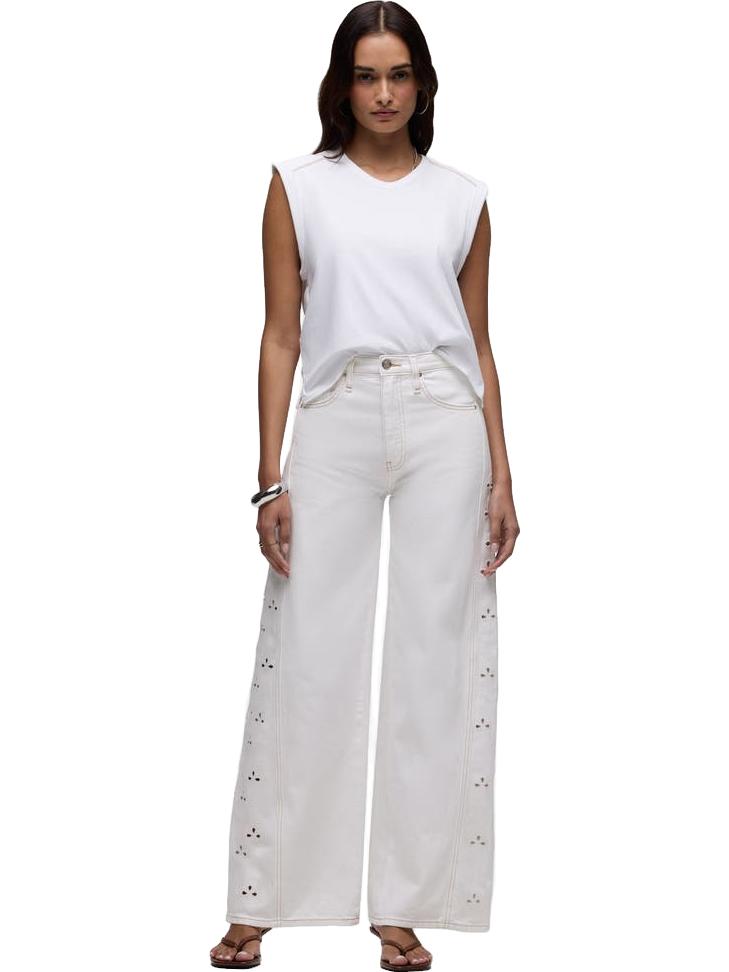 HUDSON JEANS Hudson Jeans James Wide Leg Embroidered Jeans
